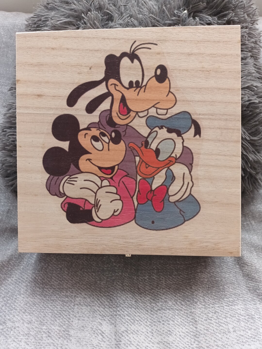 Mickey Goofy and Donald Memory Box / Childs Personalised Memory Box ...
