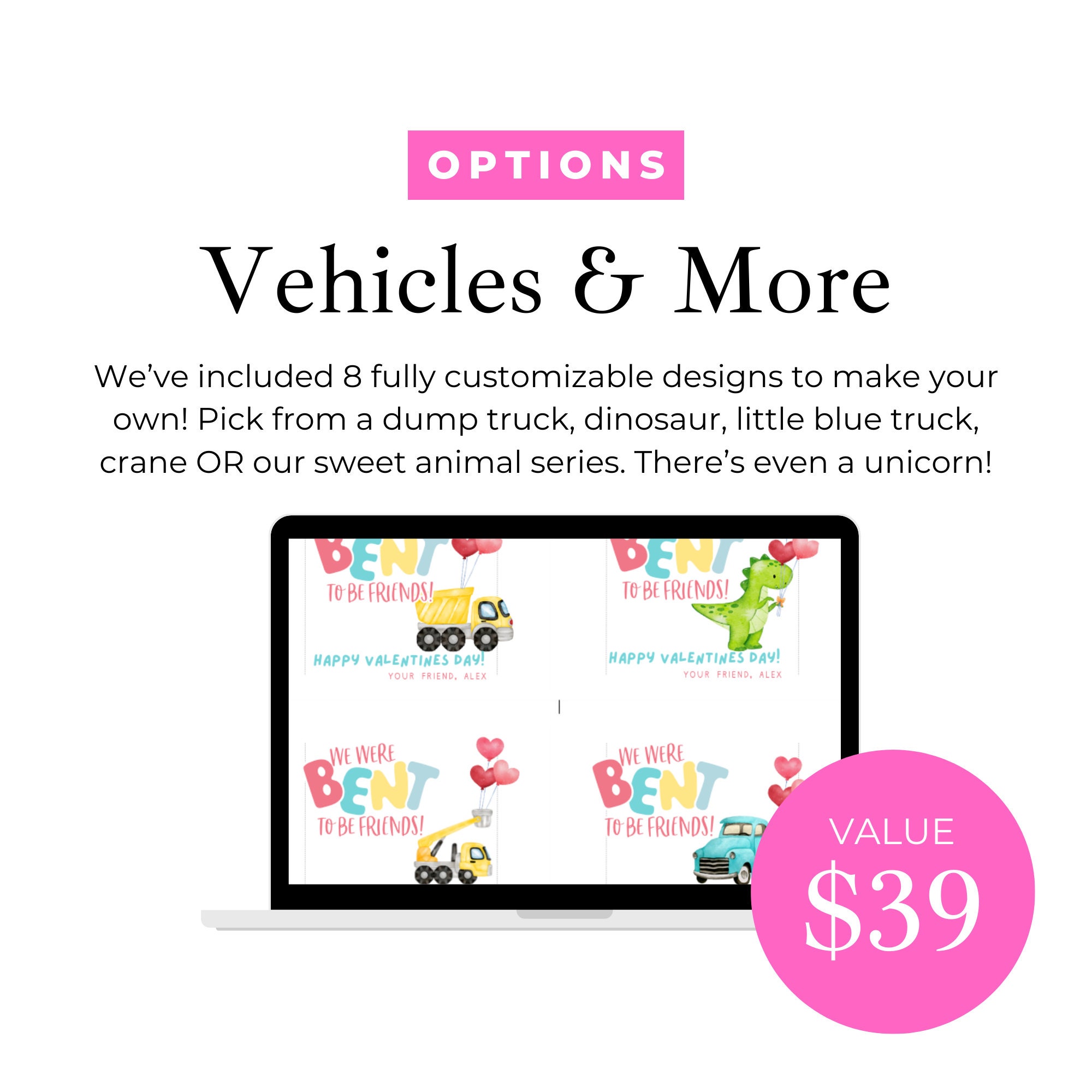 DIGITAL Dinosaur Classroom Valentine's Gift. Sensory Valentine ...