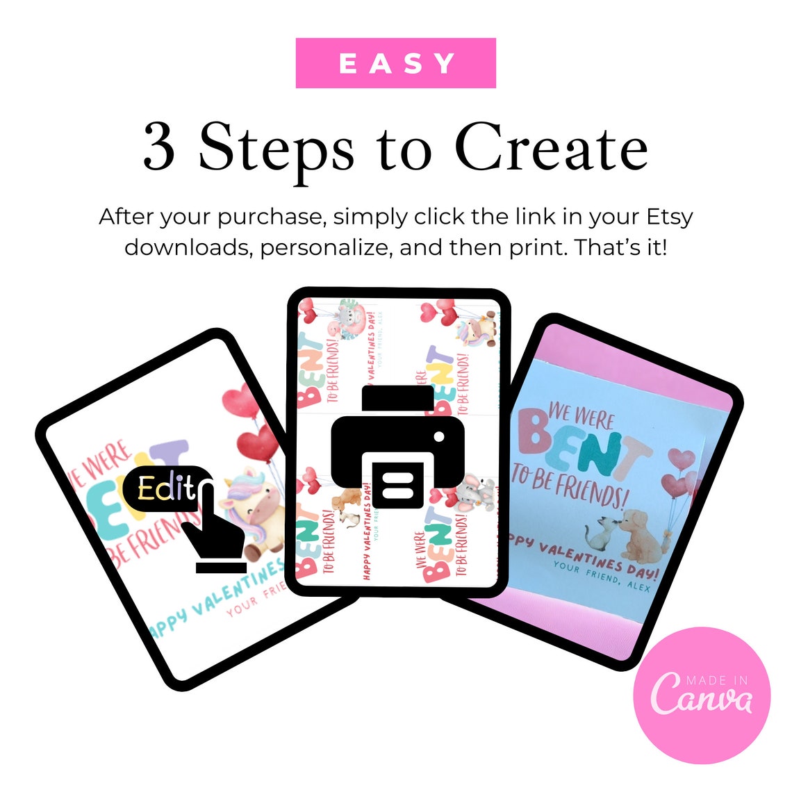 DIGITAL Dinosaur Classroom Valentine's Gift. Sensory Valentine ...