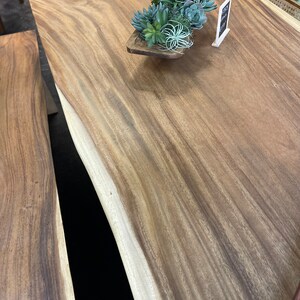 Handmade Teak Wood Dining Table, Custom Organic Design, Solid Wood ...
