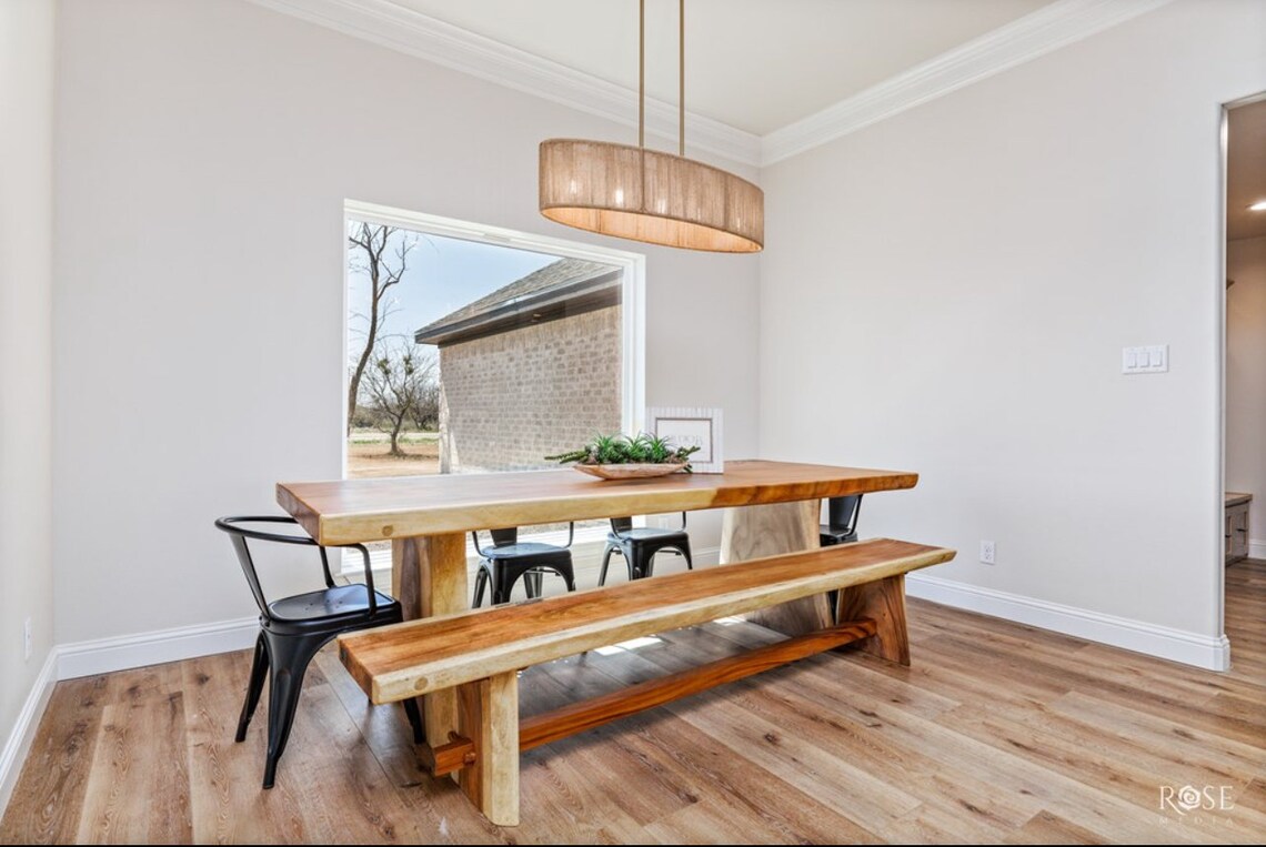 Handmade Teak Wood Dining Table, Custom Organic Design, Solid Wood ...
