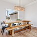 Handmade Teak Wood Dining Table, Custom Organic Design, Solid Wood ...
