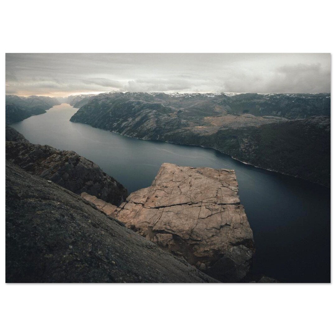 Pulpit Rock - Premium Matte Paper Poster - Etsy