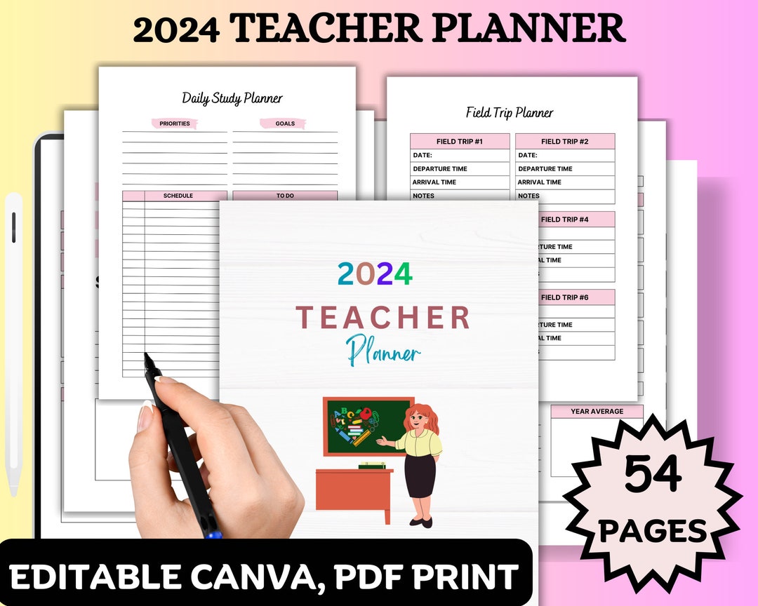 Ultimate Teacher Planner Bundle 2024, Innovative 2024 Teacher Planner ...