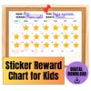 Bright Behavior Reward Punch Card for Kids - Encourage Good Habits! - Etsy
