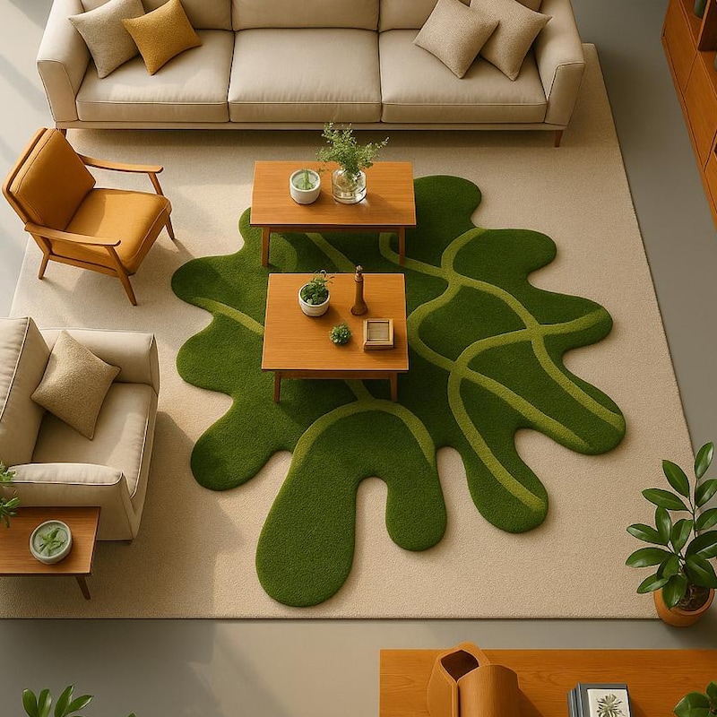 8x8 Irregular Shaped Rug - Etsy UK