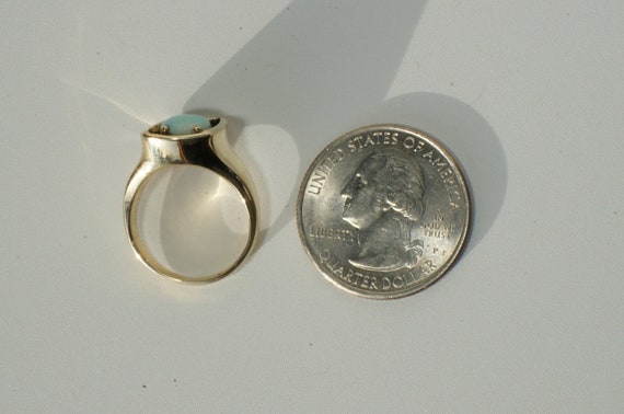 DASON Signed Vintage Estate Ring, 10kt Solid Gold (br… - Gem