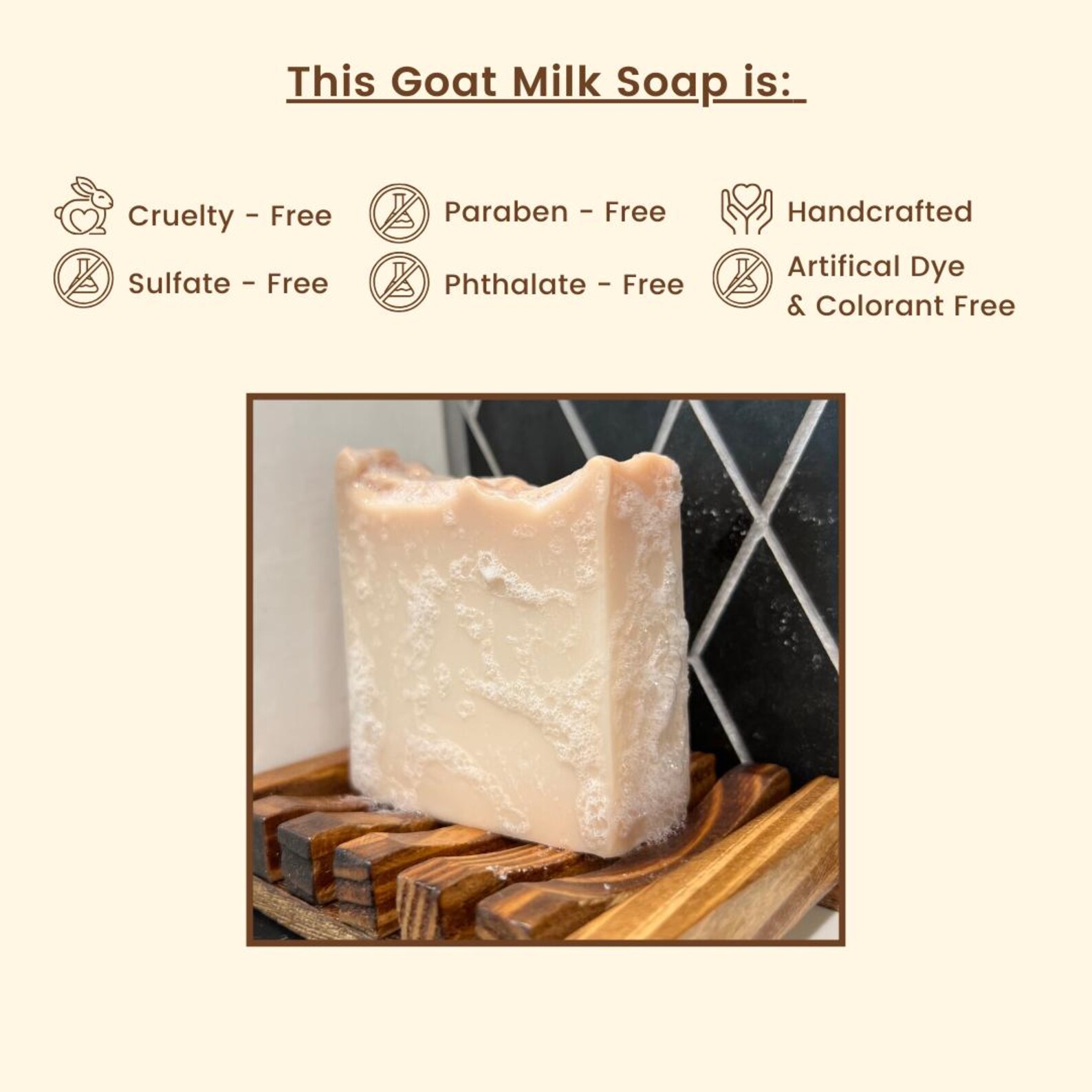 Moisturizing, Vanilla Sugar Goat Milk Bar Soap | Dye-free, Skin ...