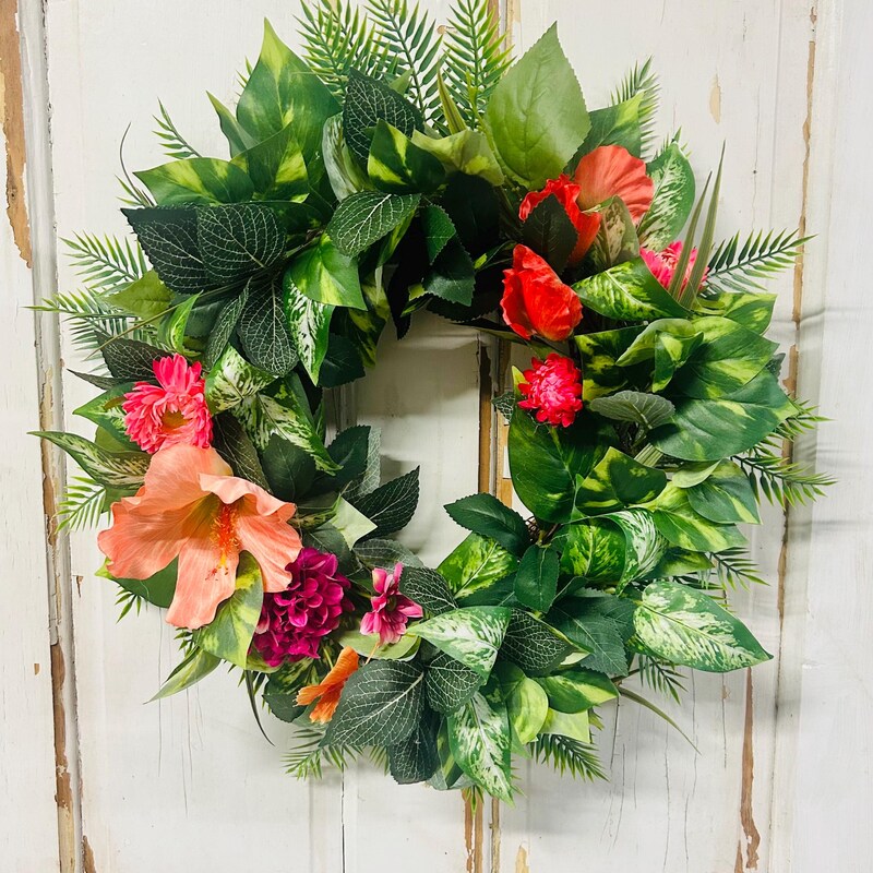 Tropical Wreath - Etsy