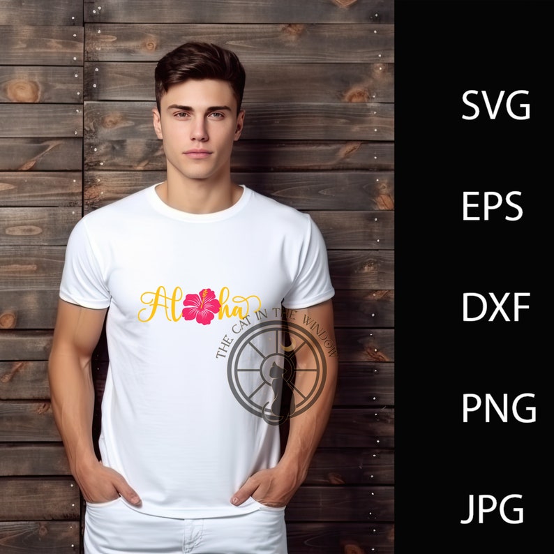 Aloha SVG diseño de camisa SVG en capas - Etsy México