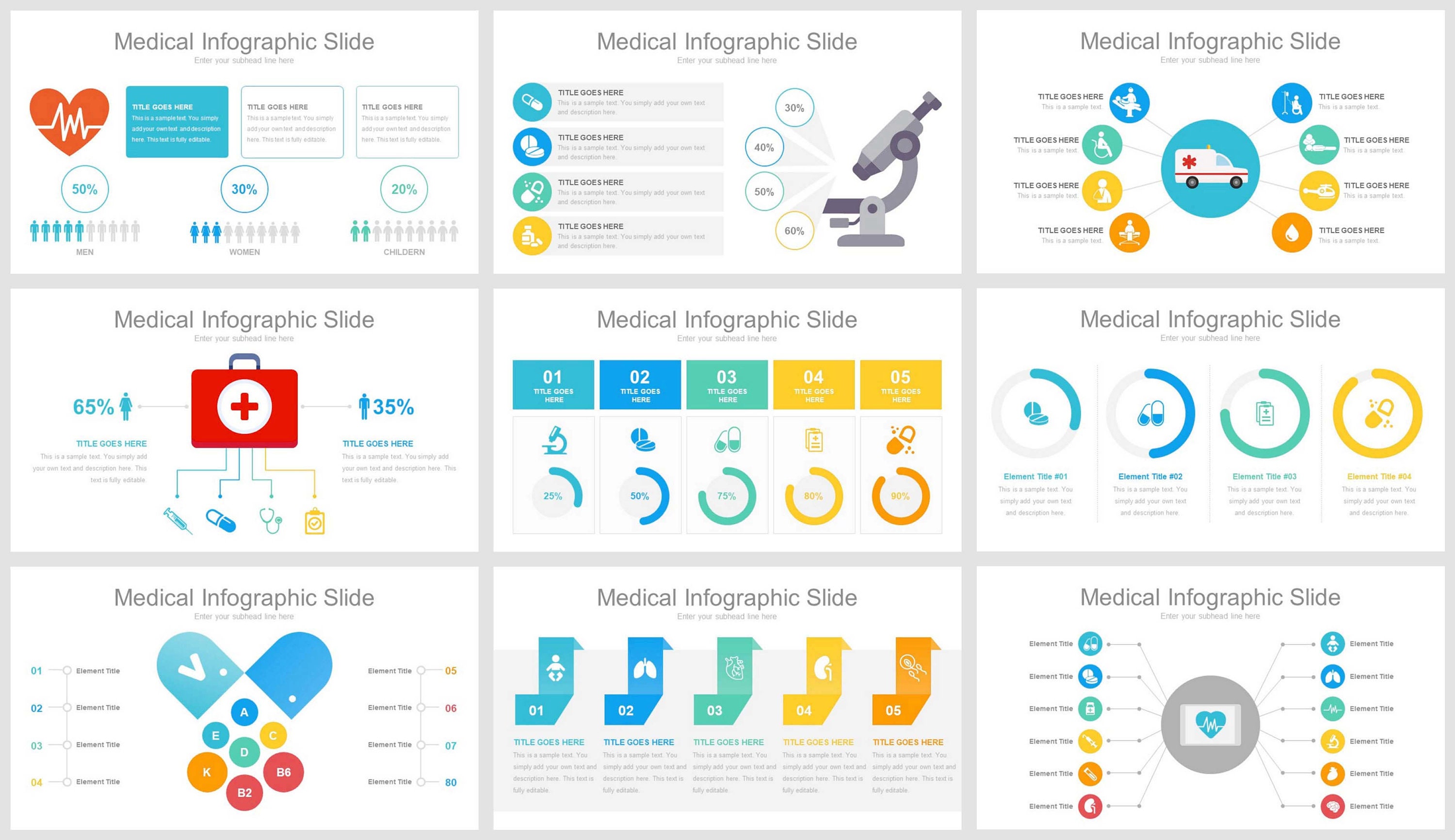Custom Medical Powerpoint Template, Nursing Presentation Template ...