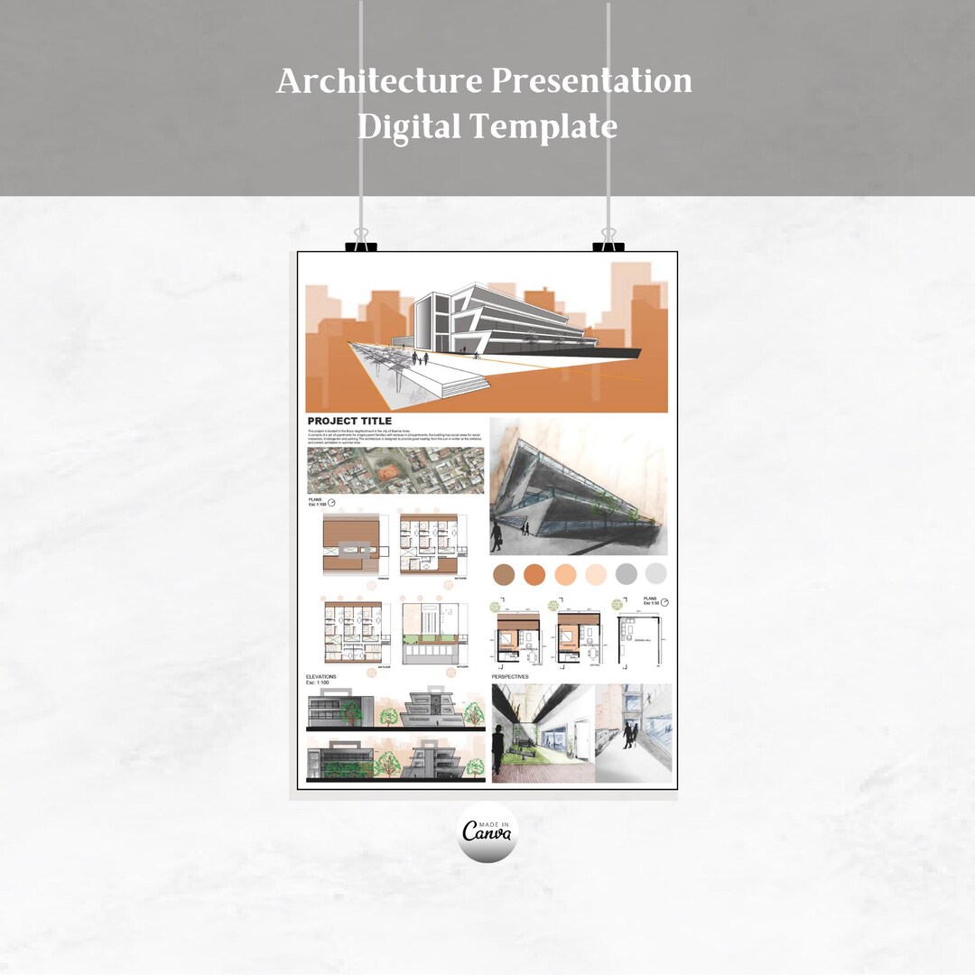 Architecture Presentation Template Architecture Project Template Sheets ...