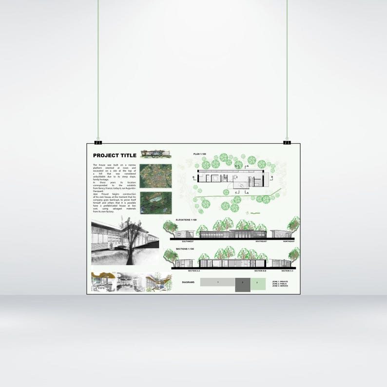 Architecture Presentation Template Architecture Project Board Template ...