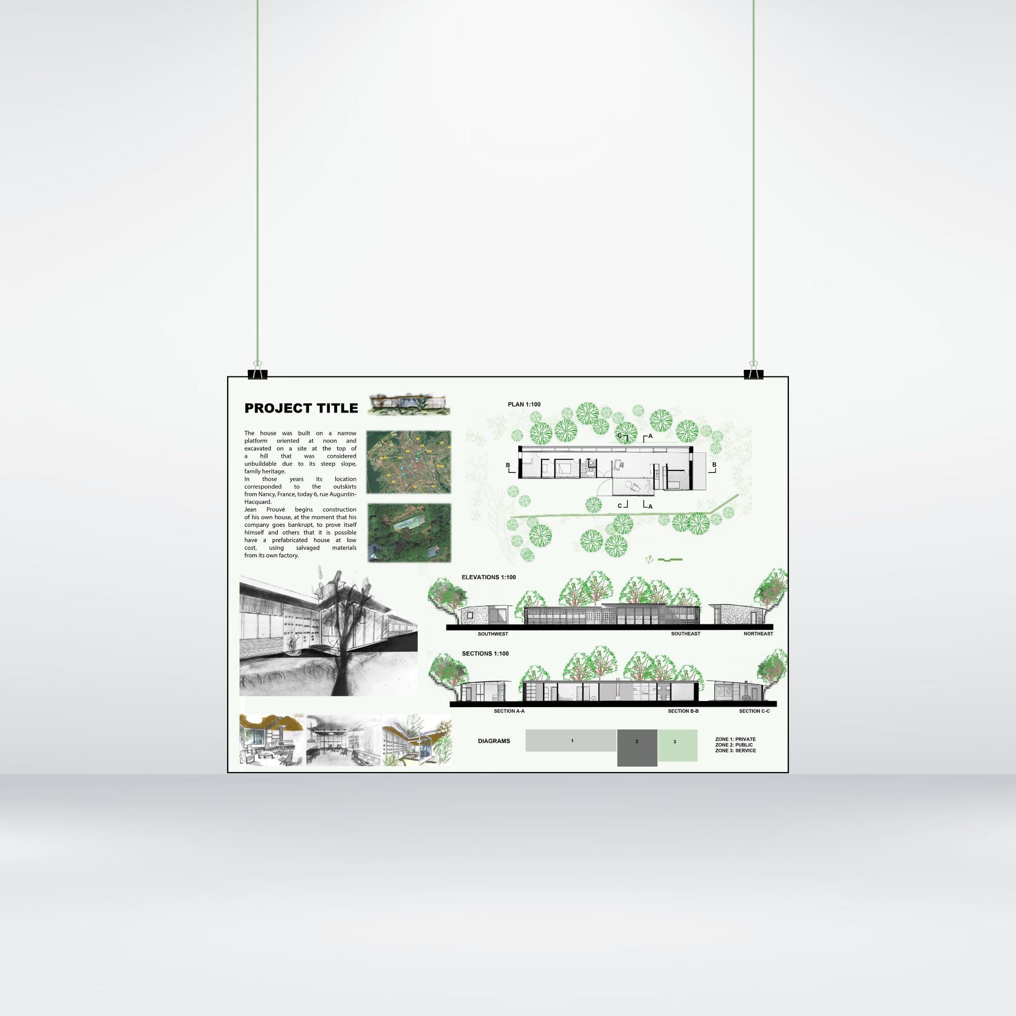 Architecture Presentation Template Architecture Project Board Template ...