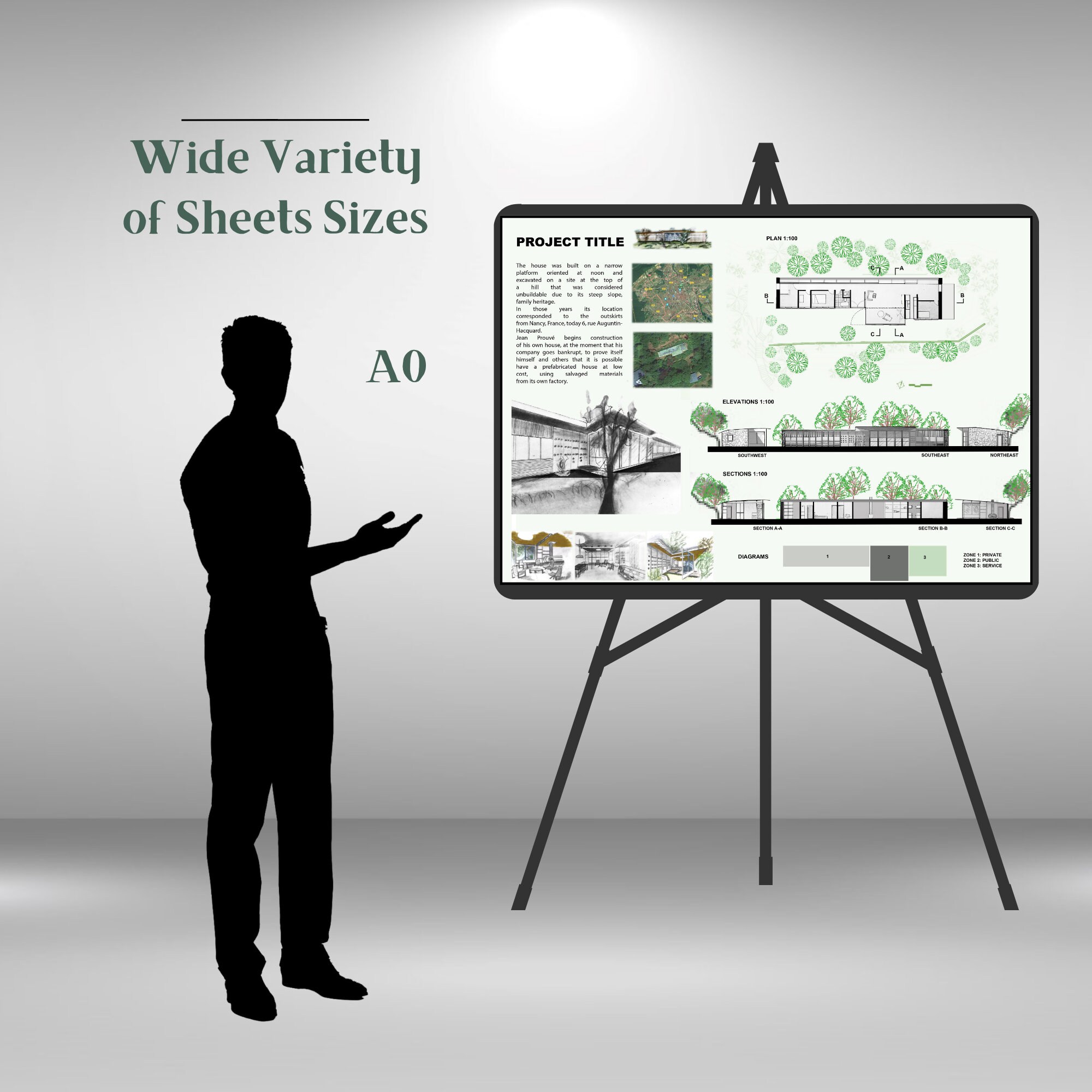 Architecture Presentation Template Architecture Project Board Template ...