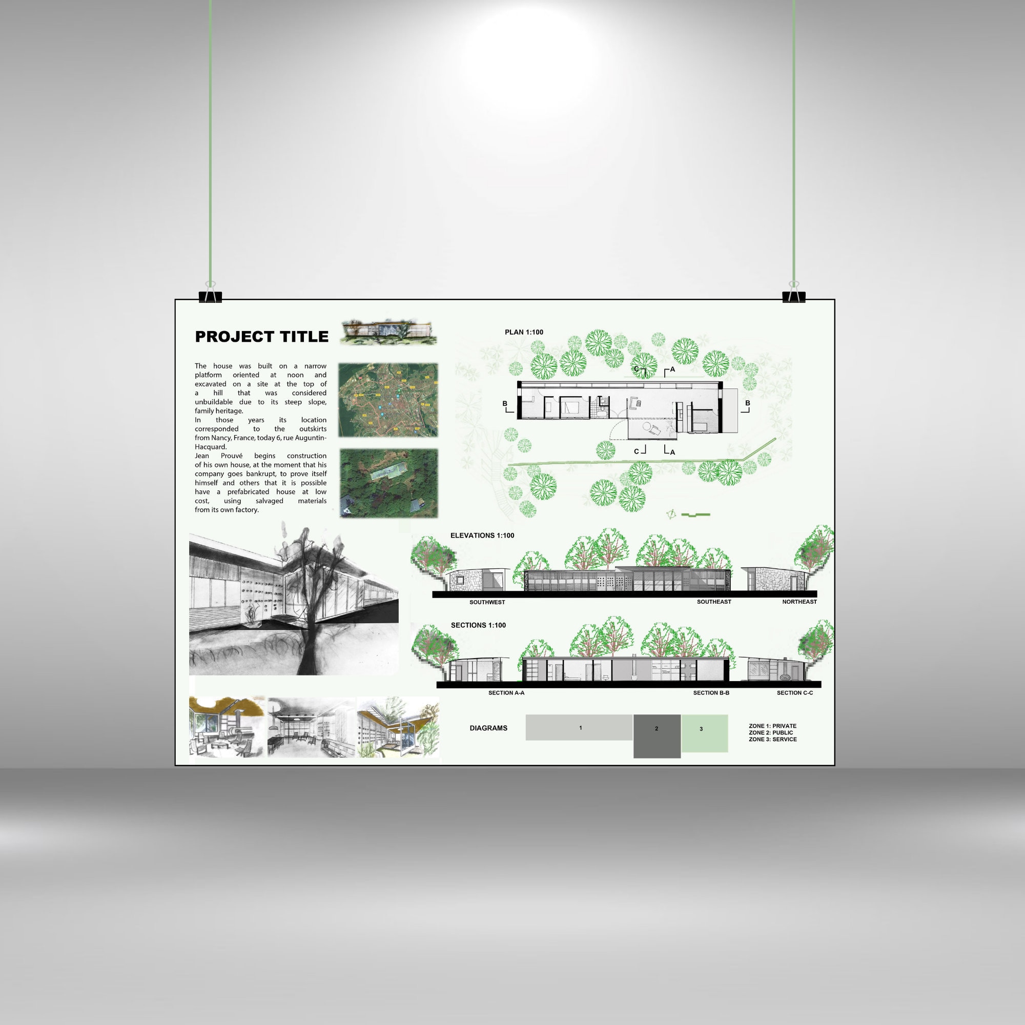 Architecture Presentation Template Architecture Project Board Template ...