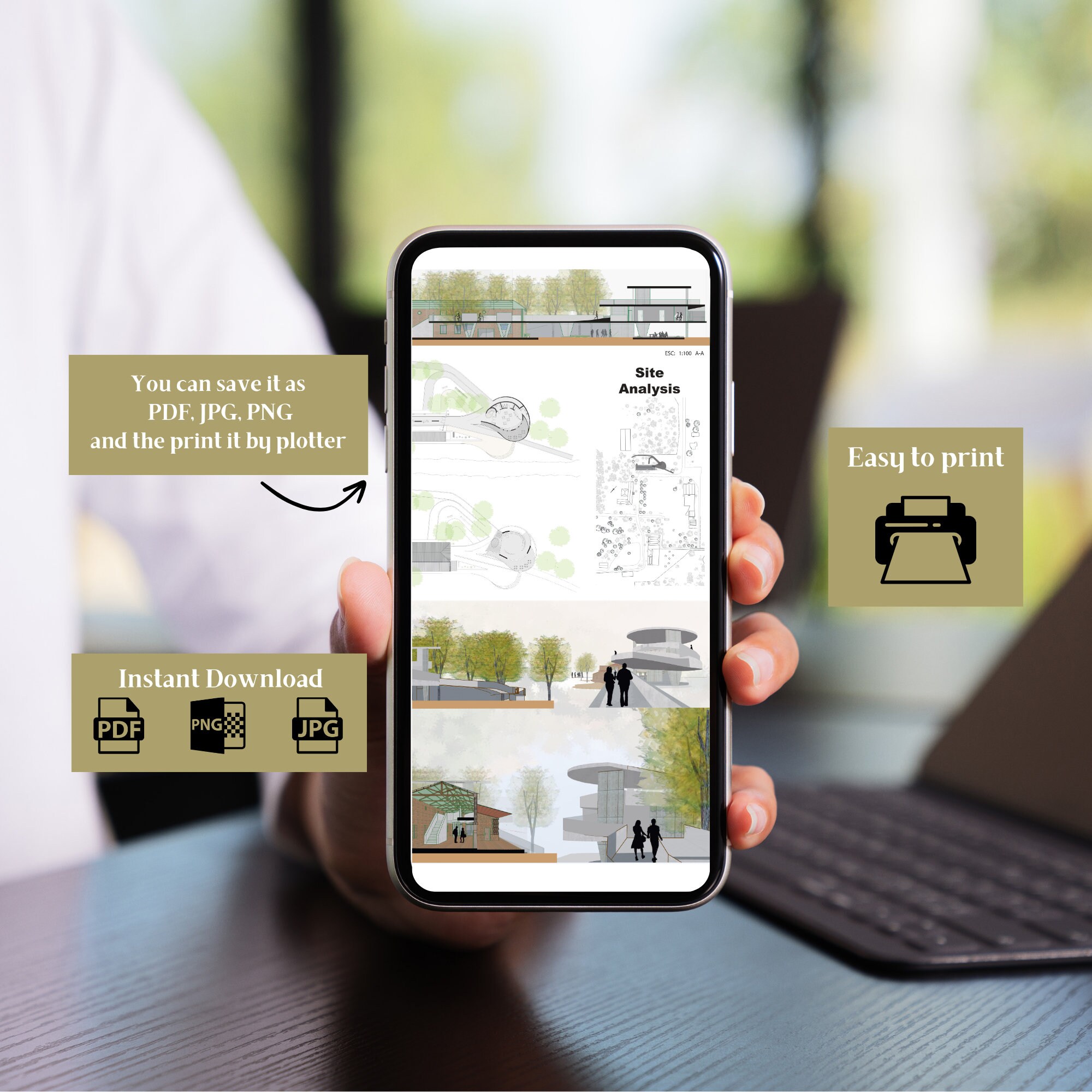 Architecture Presentation Board Templates Printable Editable ...