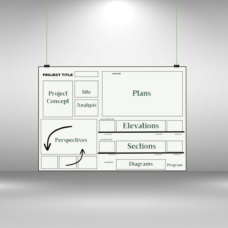 Architecture Presentation Template Architecture Project Board Template ...
