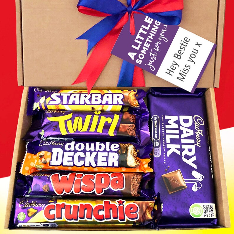 Cadbury Jollybox Chocolate Bar Gift Box Personalised Hamper - Etsy
