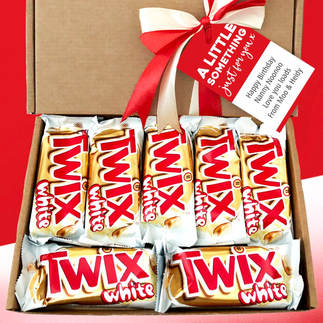 Twix White Chocolate Bar Gift Box - Etsy