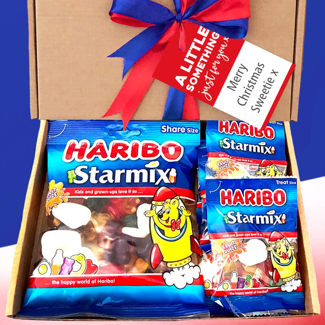 Haribo Starmix Jollybox Personalised Sweets Gift Box - Etsy UK