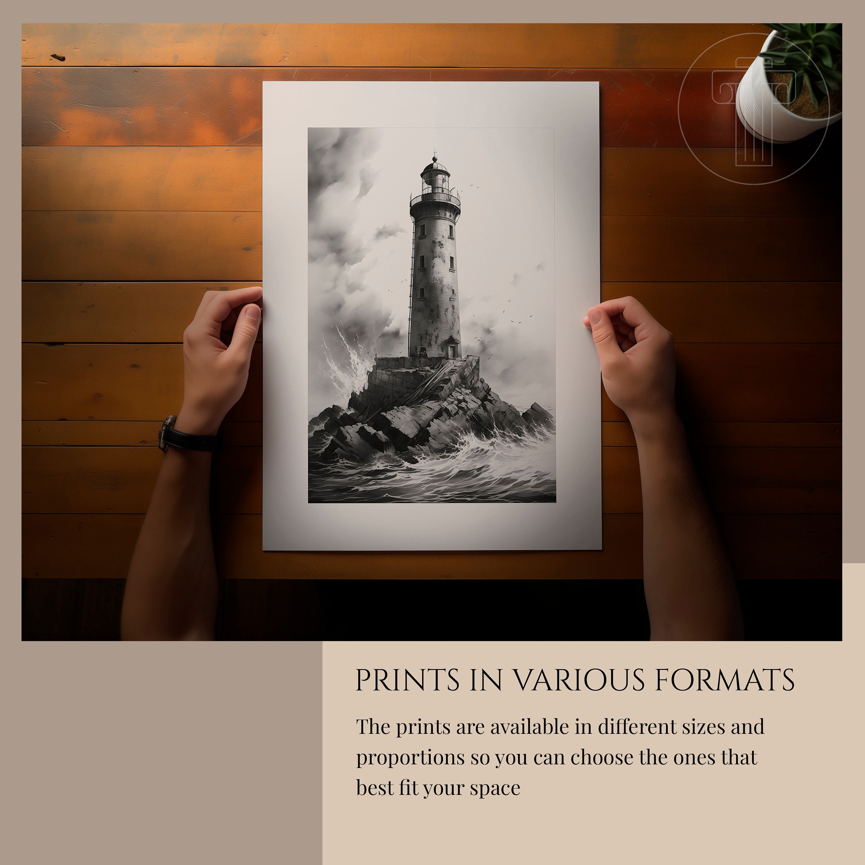 Vintage Lighthouse Architectural Print. Ancient Buildings Etching ...