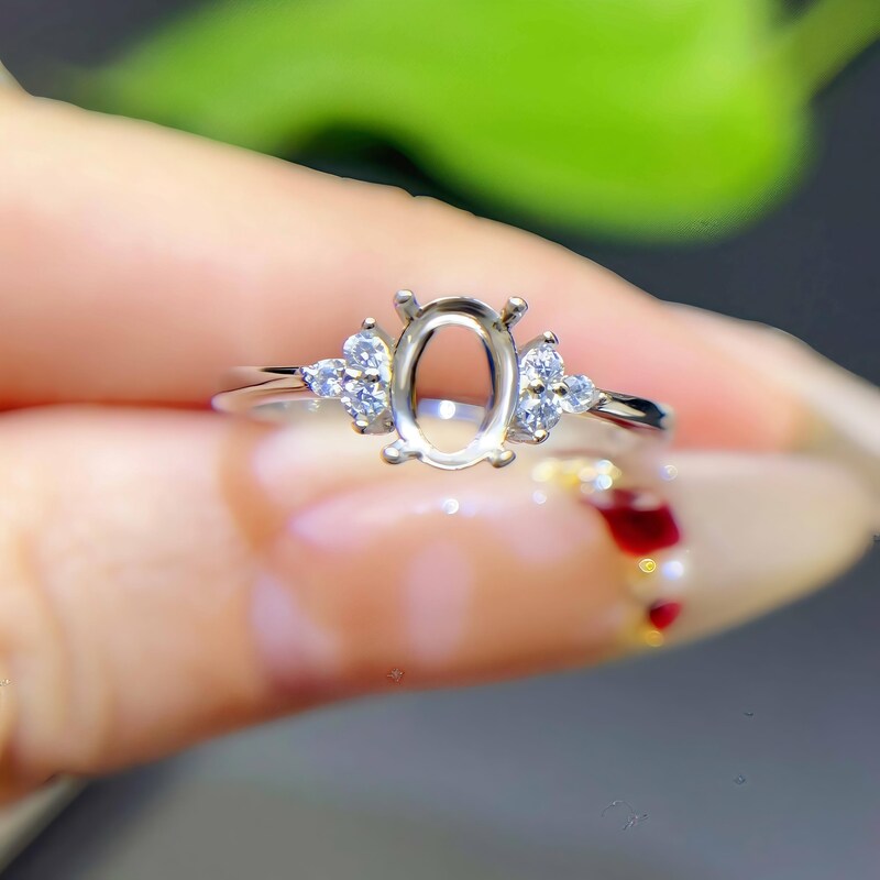 Silver Ring Settings - Etsy