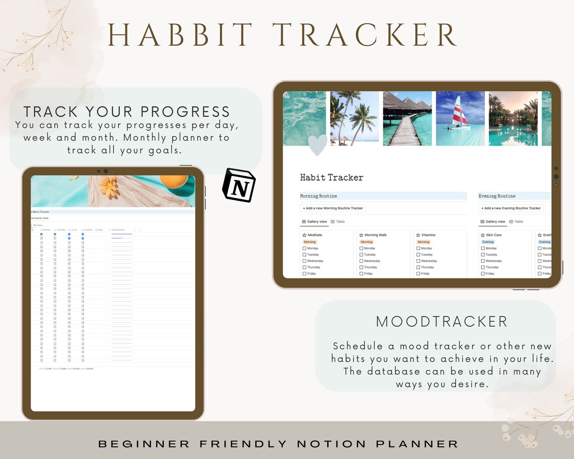 2024/ 2025 Girls Notion Life and Goals Planner Template, Day, Week ...
