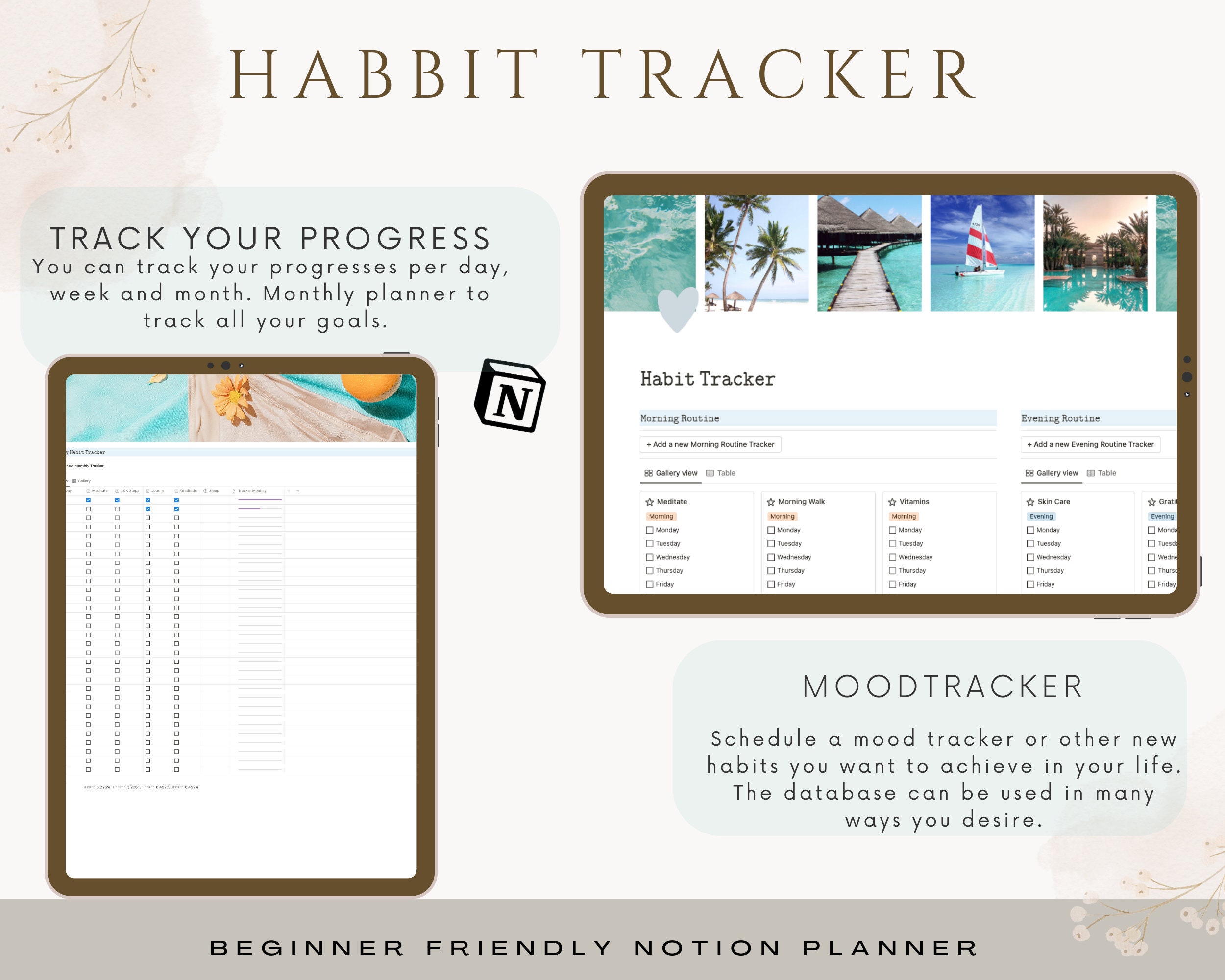 2024/ 2025 Girls Notion Life and Goals Planner Template, Day, Week ...