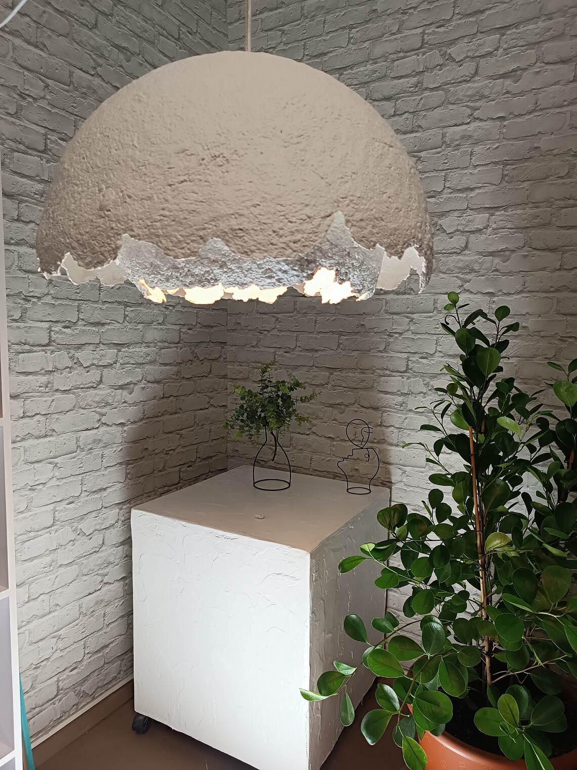 Big White Paper Lamp Original Paper Lamp Designer Lamp Home Light Paper ...