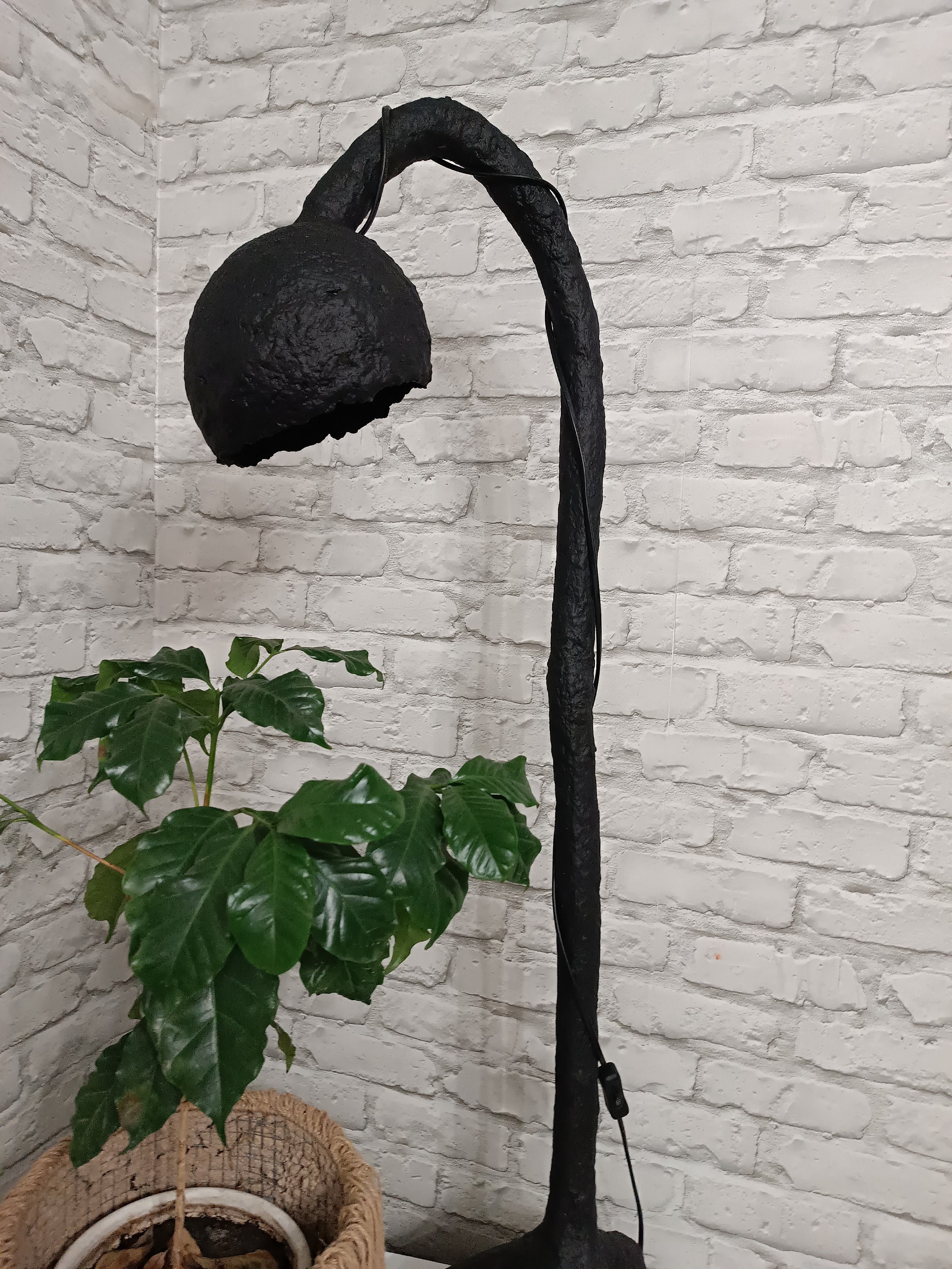 Floor Paper Lamp Original Black Paper Lamp Designer Lamp Home Light Eco ...