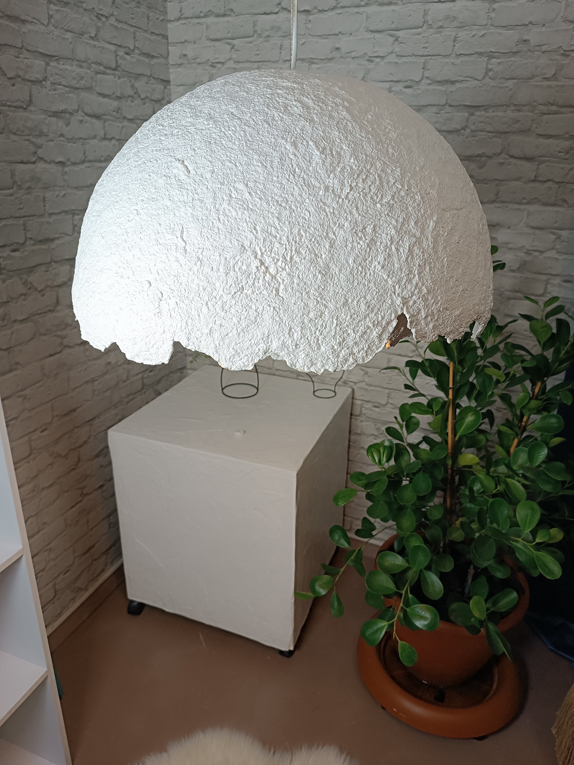 Big White Paper Lamp Original Paper Lamp Designer Lamp Home Light Paper ...
