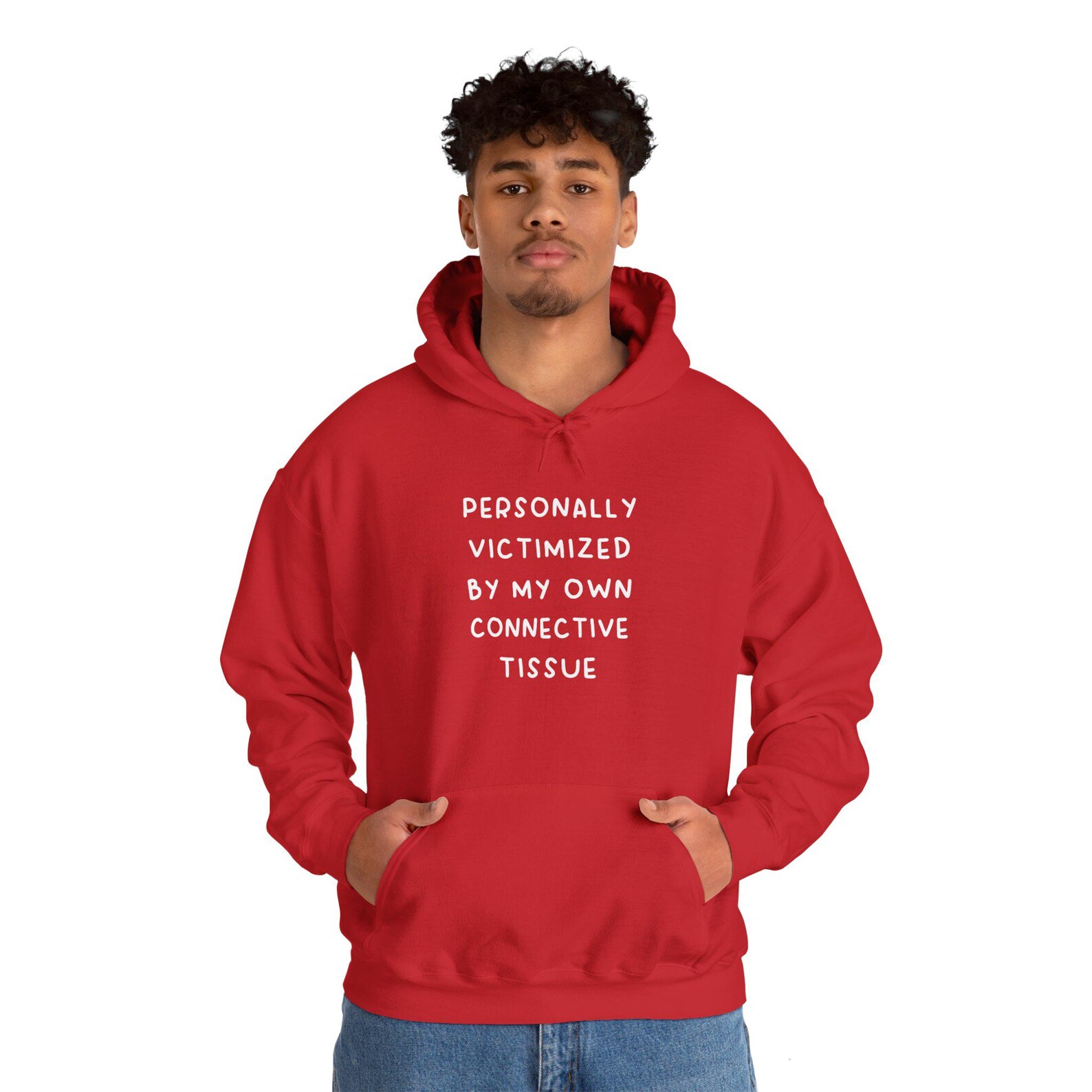 Personally Victimized by My Own Connective Tissue Hoodies Funny ...