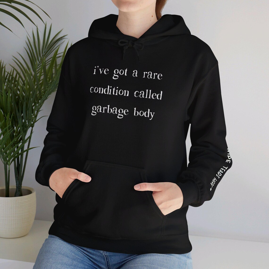 Rare Condition Called Garbage Body Hoodies Funny Chronic Illness ...