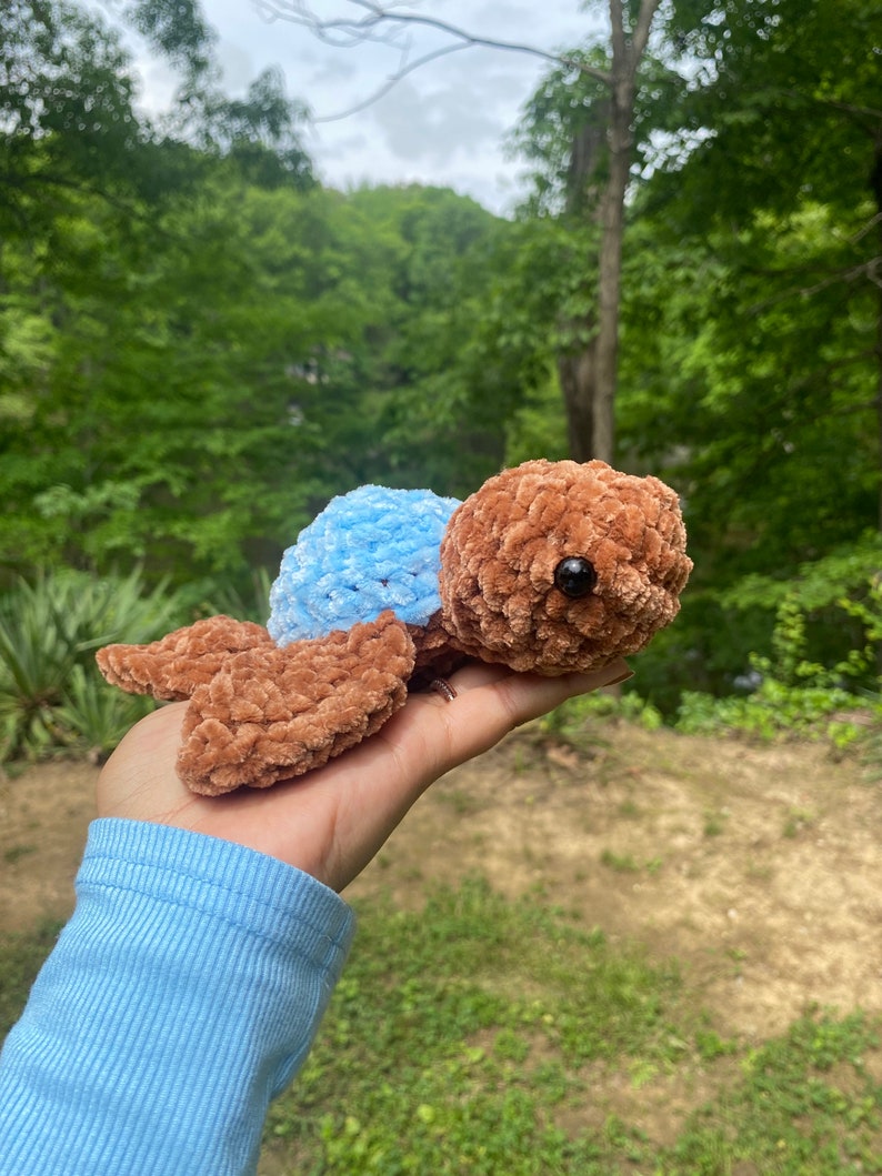 Tank-handmade Crochet Sea Turtle Stuffie Amigirumi Stuffed Animal ...