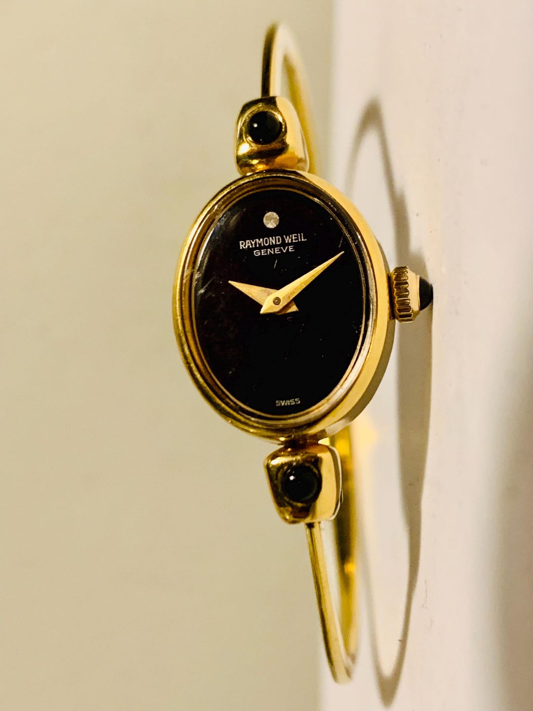 Vintage Raymond Weil Ladies Watch! Working! Wind up Mechanical! Swiss ...