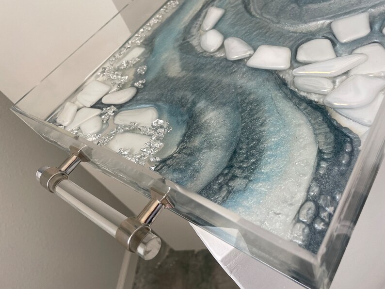 Resin Tray With Acrylic Handles - Etsy