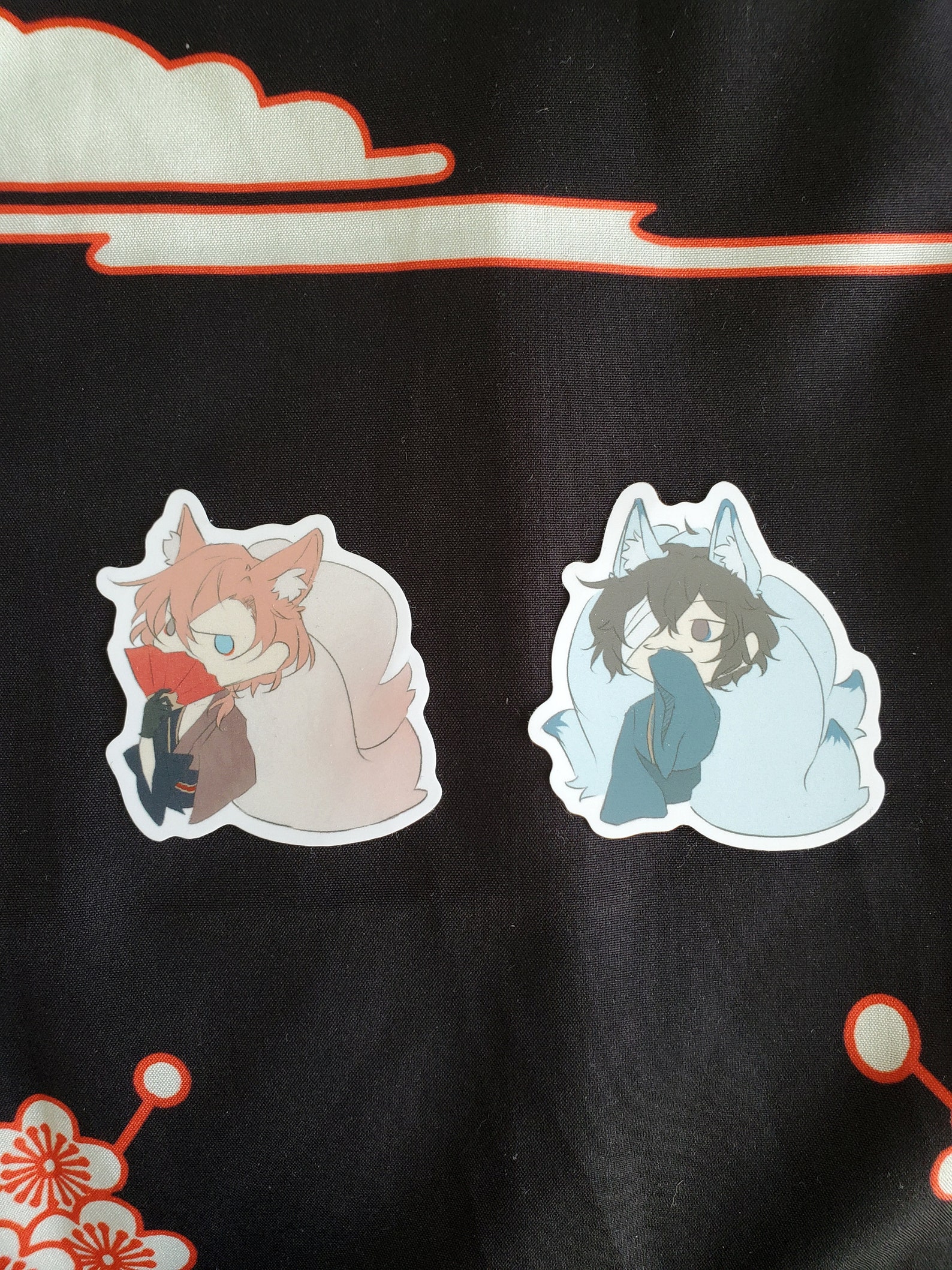 BSD Soukoku Stickers; Dazai and Chuuya - Etsy