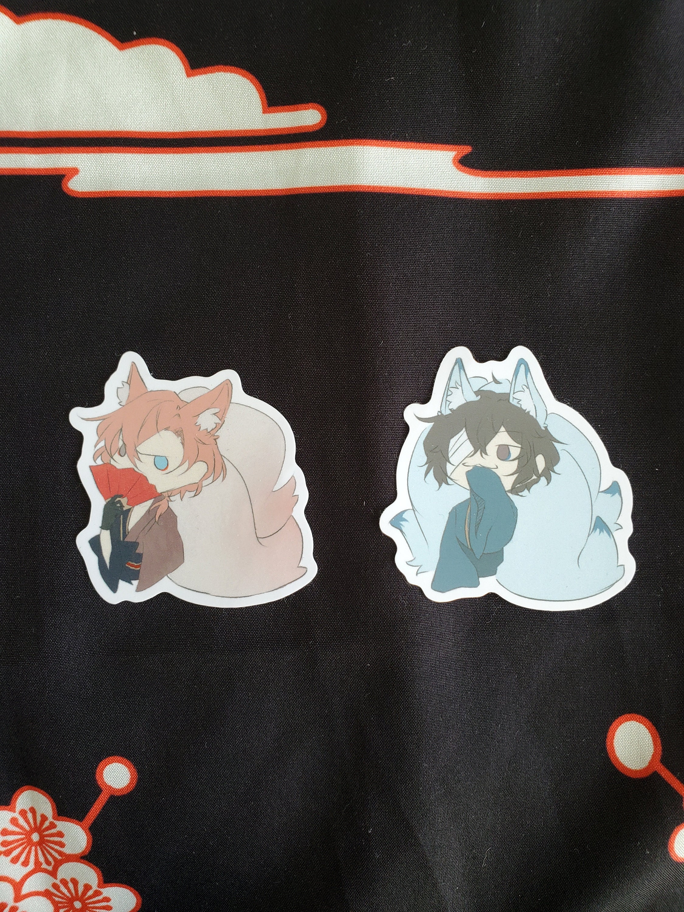 BSD Soukoku Stickers; Dazai and Chuuya - Etsy