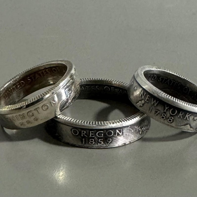 Texas Coin Ring - Etsy