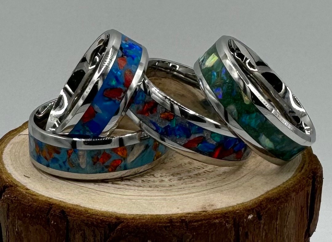 Custom Inlay Ring - Design Your Own - Etsy