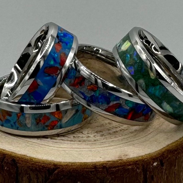 Inlay Ring - Etsy