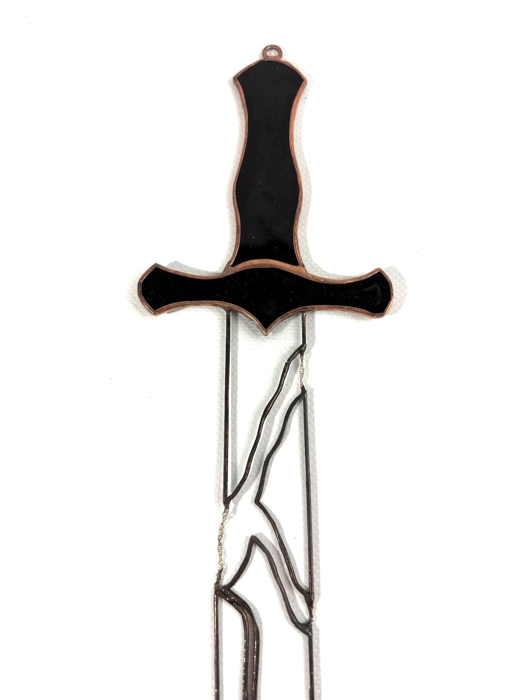 Stained Glass Sword Broken Imitation, Fantasy Sword Suncatcher, Elvin ...