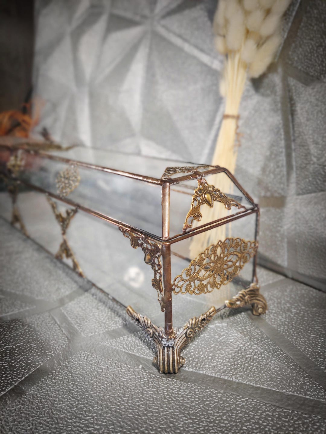 Handmade Vintage Jewelry Box, Gothic Wedding Ceremony Box, Wedding ...