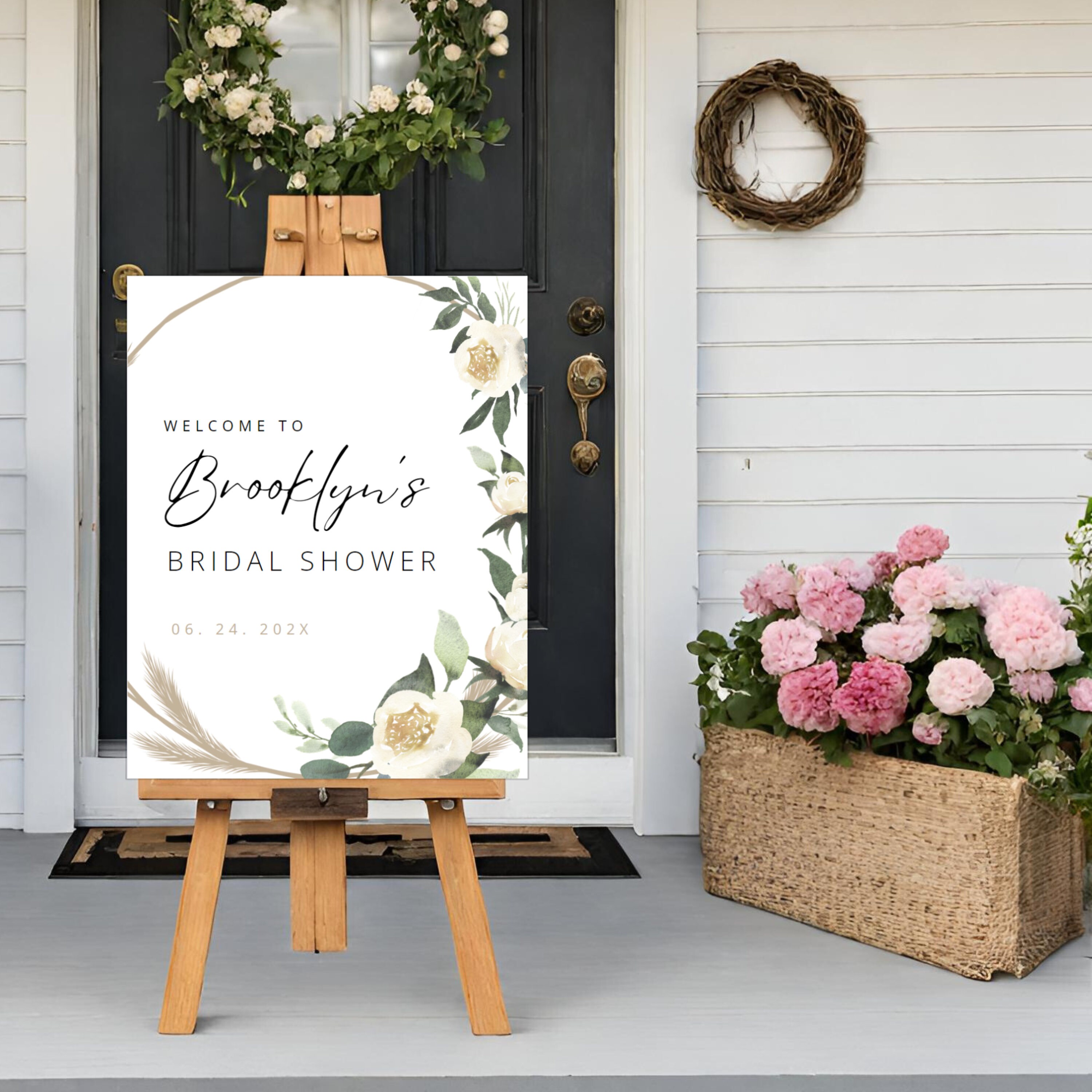 Bridal Shower Sign Digital Download Printable Wedding Shower Decor ...