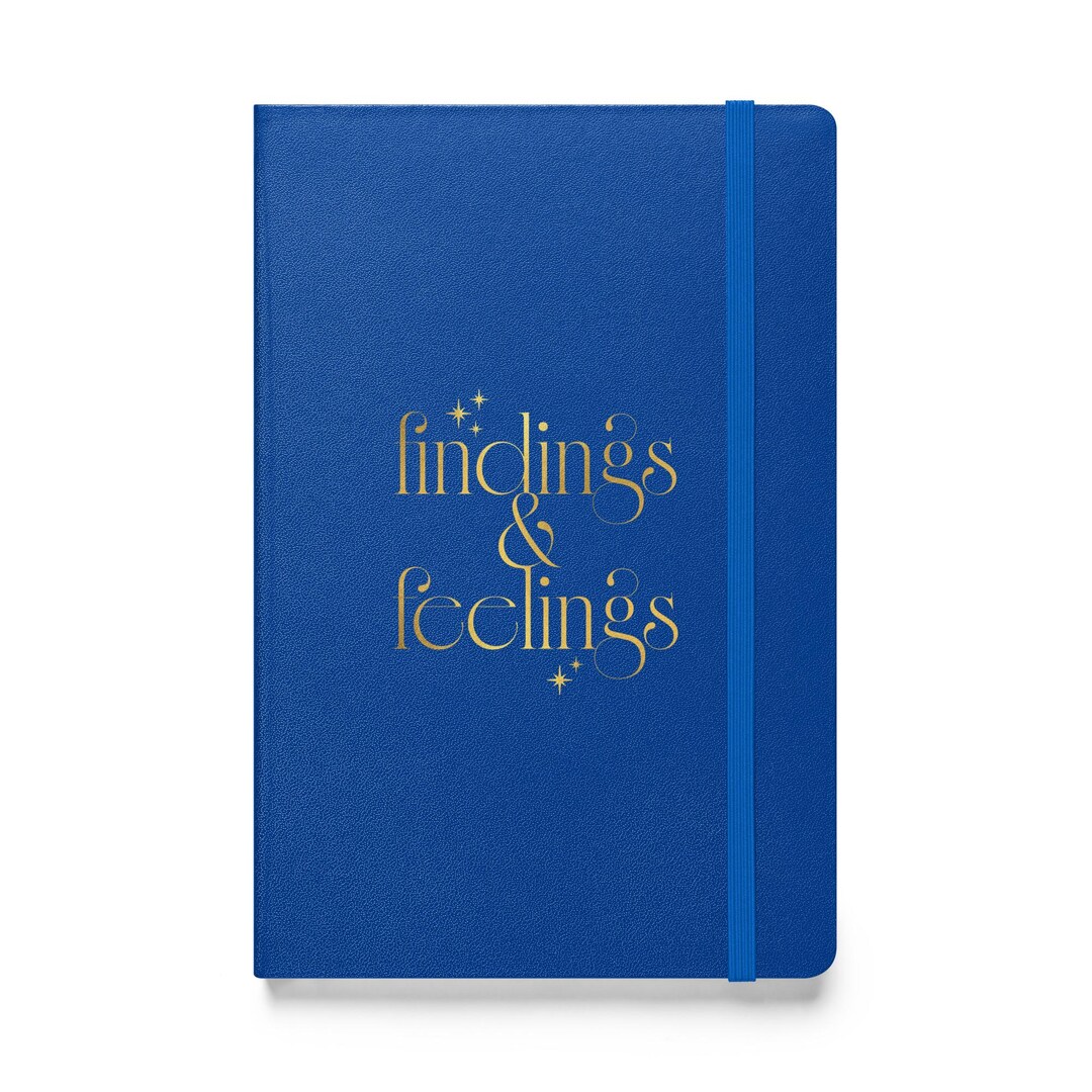 FINDINGS & FEELINGS Hardcover Bound Notebook - Etsy