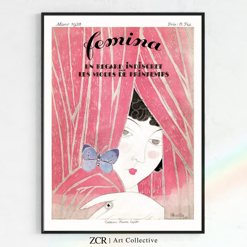 Vintage Magazine Art - Etsy