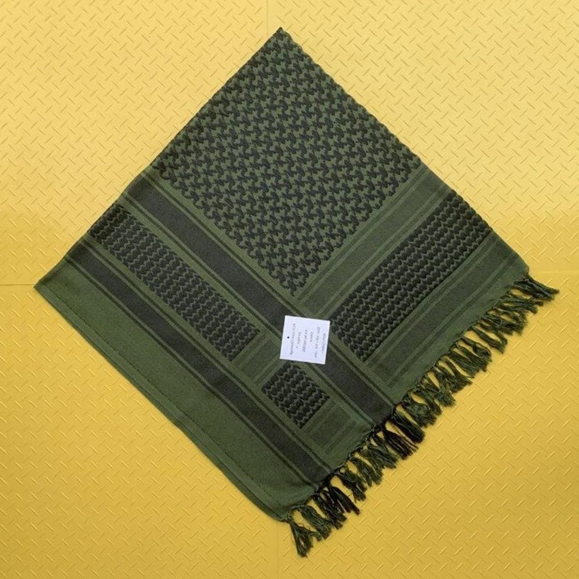 Keffiyeh Shemagh Palestine Scarf Kufiya Traditional With Tassels Arab ...