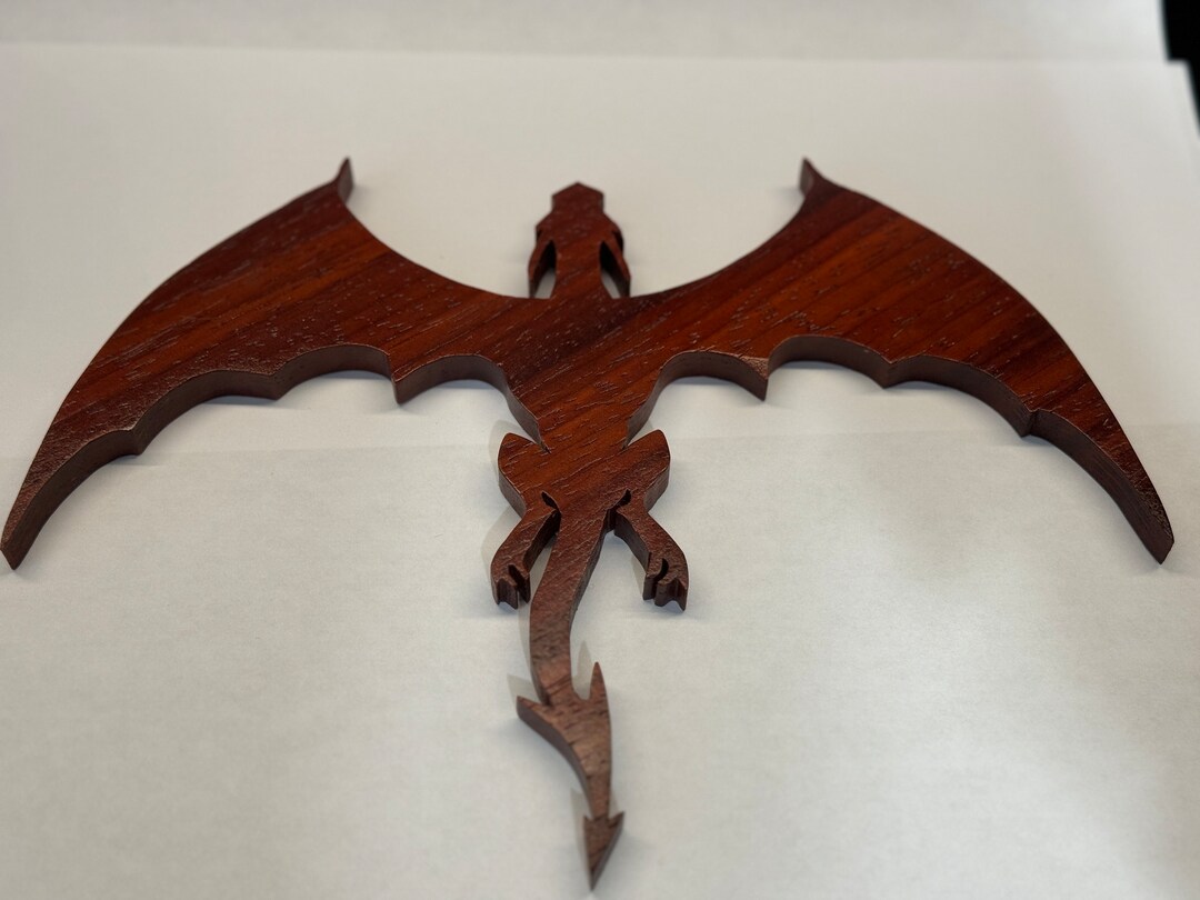 Wood Wall Art Scrollsaw Dragon - Etsy