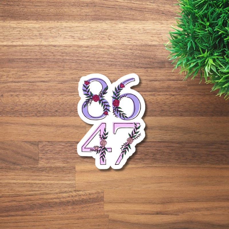 8647 Bumper Sticker - Etsy
